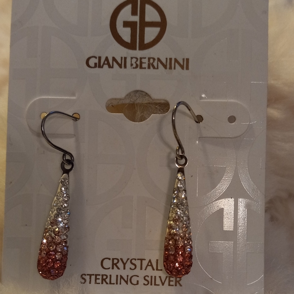 Giani Bernini | Jewelry | Nwt Giani Bernini Pink Crystal Teardrop ...